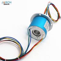 China Flange 25.4mm 5 Circuits 20A Through Bore Slip Ring 1000MM for sale