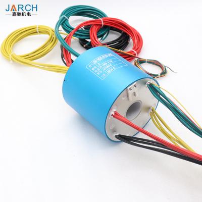 China 4 Circuits 4 Channels 35MM 5A Through Bore Slip Ring 100RPM for sale