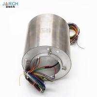 China Stainless Steel IP68 10A 24 Signals 122mm Through Hole Slip Ring 100RPM for sale