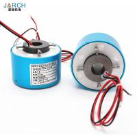 China 100RPM 2 Circuits 10A IP54 16mm Through Bore Slip Ring for sale