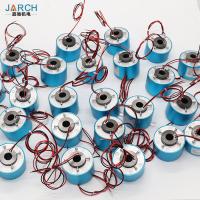 China 100RPM 2 Circuits 10A IP54 16mm Through Bore Slip Ring for sale