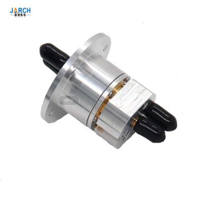 China Aluminum 2 Channel RF Rotary Joint 4GHz 5A DC 3000RPM M5 Screw Connector for sale