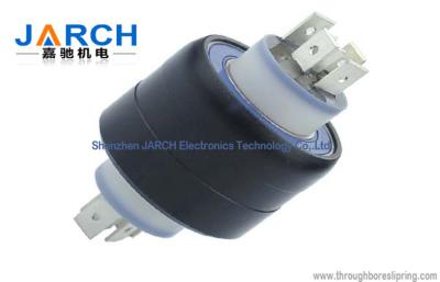 China 8 Poles Mercury Slip Ring 200rpm 6-30A Anti Jamming for Signal and Power Transfer for sale