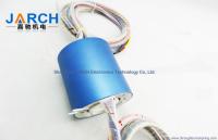 China Aluminium Through Bore Slip Ring 25.4mm ID 78mm OD 2-36 Circuits 300RPM Gold Contacts for sale
