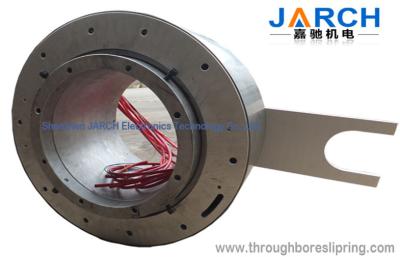 China Awg16 Lead Wire Big Through Bore Slip Ring Assembly  2 ~ 24 Conductors For Display Equipment for sale