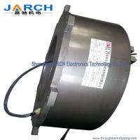 China Precision Ball Bearings Big Through Bore Slip Ring With Fiber Brush for sale