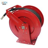 China Heavy Duty Truck Grounding Reel 50ft Retractable Diesel Fuel Hose Reel 3/8in 200psi for sale