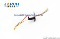 China 12.4mm Miniature Flange Capsule Slip Ring / Electrical Slip Ring Connectors 6 Circuits for sale