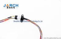 China Capsule Define Slip Ring Connectors OD 22mm 24 Circuits 2A Rotary Connector for sale