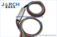 China Gold Contact Capsule Slip Ring 25mm 6 Circuits 2A 240VAC Rotary Connector for sale