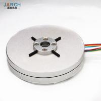 China IP65 IP66 Pancake Slip Ring Rotary Joint Aluminium Alloy 500RPM 10mm Bore 24 Circuits for sale