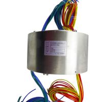 China Rotary Tables High Current Slip Ring SS304 Through Hole 80A Rotary Joint for sale