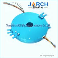 China 25.4mm Low torque Pancake slip ring 4 circuits each 10A  thickness:20mm for sale