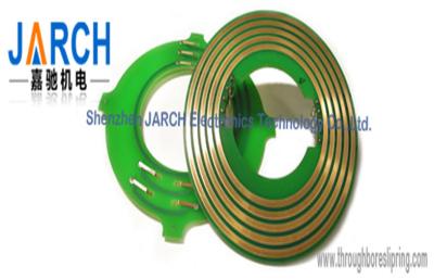 China PCB Type Pancake Slip Ring From JARCH with through bore size 35mm 6 Thickness Speed:200RPM for sale