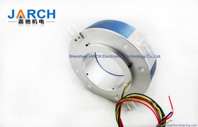 China 80mm Pancake Slip Ring 2-10 Circuits 10A for Filling Equipment Thickness 45mm for sale