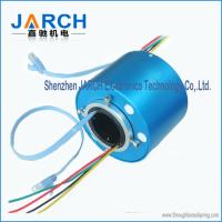 China 4 Circuit 1000M Base-T Ethernet Slip Ring 25.4mm Through Bore 500rpm for sale