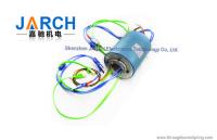 China 30mm Through Bore Slip Ring 500RPM 2 USB 2 Ethernet 1000M Signal Power Rotary Joint for sale