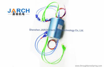 China Anti-Jamming Ethernet Slip Ring 50mm ID 120mm OD Gold-Gold Contact 1000Base-T for sale