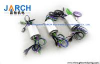 China Miniature Cable Reels Ethernet Slip Ring 1-4 Channel 1000M 60mm Bore Aluminium Alloy for sale