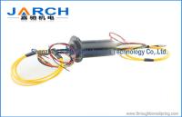 China 12 Circuit 2A Electro Optical Slip Ring with 1 Fiber Channel Stainless Steel Housing for sale