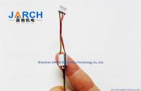 China 4 Circuit Miniature Slip Ring 8mm Diameter Gold Gold Contact 2A 240V for sale