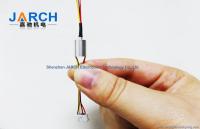 China 4 Circuit Miniature Slip Ring 8mm Diameter Gold Gold Contact 2A 240V for sale