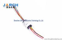 China Jarch Mini Capsule Slip Ring 12 Circuits 2A 240V Gold Contacts 12.4mm Diameter for sale