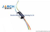 China Miniature Slip Ring 18 Circuits 12.4mm Diameter 2A Gold-Gold Contacts 250RPM for sale