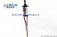 China Miniature Slip Ring 18 Circuits 12.4mm Diameter 2A Gold-Gold Contacts 250RPM for sale