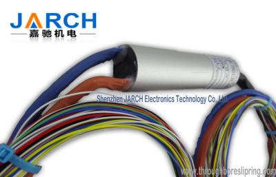 China JARCH HS025 High Speed Slip Ring 25mm Aluminium Alloy 5000rpm 2-36 Circuits 2A for sale