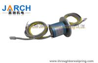 China 1 Channel 1000M Ethernet Slip Ring 56mm OD 200RPM 1-24 Circuits Signal Flange Mount for sale
