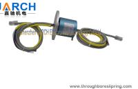 China 1 Channel 1000M Ethernet Slip Ring 56mm OD 200RPM 1-24 Circuits Signal Flange Mount for sale