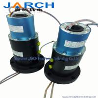China Electrical Ethernet Hybrid Slip Ring 78mm OD 4 Passage 8mm 30RPM 24 Circuits for sale