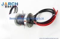China 3-90A Through Hole Slip Ring 38.1mm 1 Passage Air Pneumatic Electric Rotary Union for sale