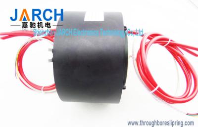 China Through hole 60mm High Current Slip Ring 3 Circuits 200A Power 15 Circiuts Signal​ for sale