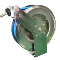 China SUS304 Water Hose Reels 50ft Spring Return Reinforced Steel for sale