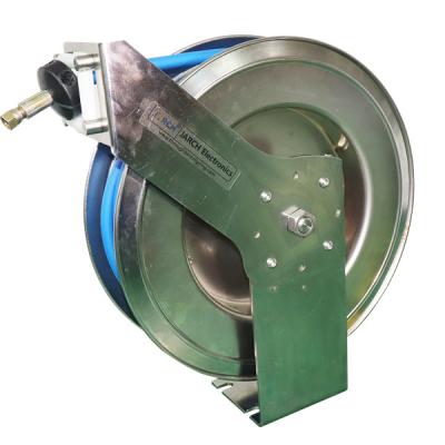 China SUS304 Water Hose Reels 50ft Spring Return Reinforced Steel for sale