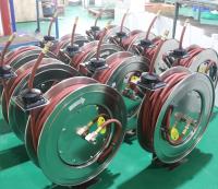 China SUS304 Water Hose Reels 50ft Spring Return Reinforced Steel for sale