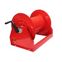 China 8mm Hand Crank Cable Reel 100mts Slip Ring Reel with 12V DC Electric Motor for sale