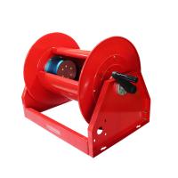 China 8mm Hand Crank Cable Reel 100mts Slip Ring Reel with 12V DC Electric Motor for sale