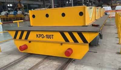 China 5-50 Tone Electric Transfer Cart Cabin Control material transfer trolley for sale