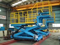 China 50T Load Capacity Heavy Duty Transfer Cart Hydraulic Lifting Speed Adjustable for sale