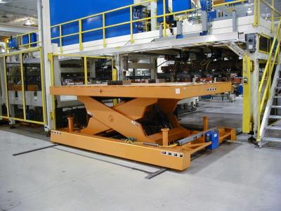 China Industrial Automation IP54 AGV Transfer Cart High Precision Run Smoothly for sale