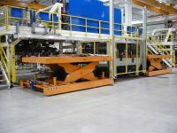 China Electric Material Transfer Carts Automated Guided Carts 15000kg Visual navigation for sale