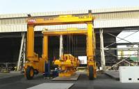 China Cabin Remote Control Rubber Tyred Gantry Crane 3m/Min Of Lifting Beam for sale