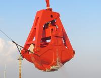 China Customization Large Salvage Dredging Grab Crane Grapple Large Capacity for sale