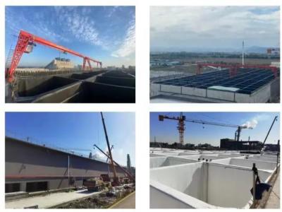 China Customized Steel Structure Canopy For Garbage Disposal Anti Corrosion for sale