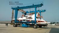 China Pendant Control 37KW Yacht Lifting Crane 20 Tons For Houseboat for sale