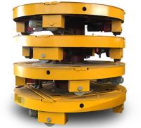 China Compact Turntable Cart Motorised Transfer Trolley 2500mm 3000mm Diameter for sale