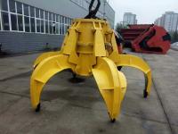 China High Efficiency Hydraulic System Crane Grab Bucket For Scrap Steel Easy To Handle for sale